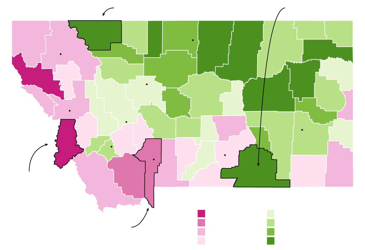 Montana Population Density Map at Edward Harmon blog